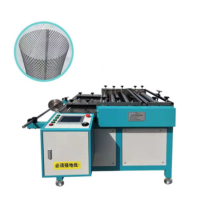 Automatic Metal Mesh Cutting & Rolling Machine - Buy Automatic Metal Mesh Cutting & Rolling ...